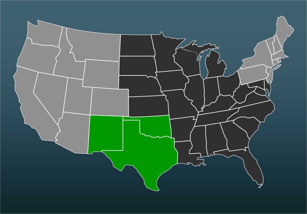 Southwest Region Served | Pro Storm Shelters